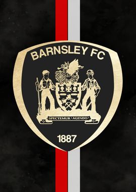 'Barnsley FC' Poster, picture, metal print, paint by Luke Vassel | Displate