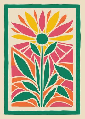 'Retro Cut Outs Nature' Poster, picture, metal print, paint by ...