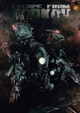 'Escape from Tarkov Poster' Poster, picture, metal print, paint by ...