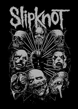 'Slipknot Band Logo' Poster, picture, metal print, paint by Bendrat ...