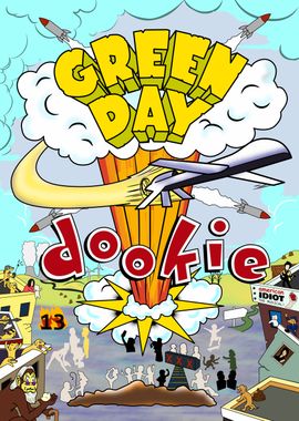 'Green Day Dookie Album Cover' Poster, picture, metal print, paint by ...