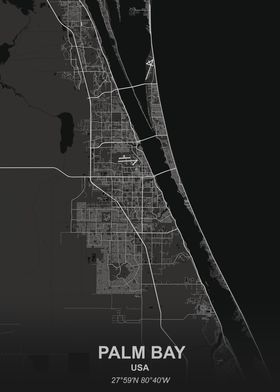 'PALM BAY USA' Poster by Iwoko | Displate