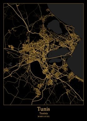 'Tunis Tunisia' Poster by Iwoko | Displate