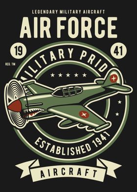 'Air Force' Poster by Aloke Design | Displate