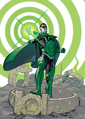 'Emerald Knight' Poster by DC Comics | Displate