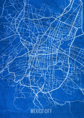 'Mexico City Street Map ' Poster by Design Turnpike | Displate