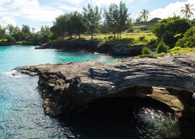 'Bermuda Rock Formation' Poster by Stunning Wallpapers | Displate