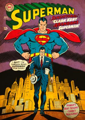 'Superman 201 by Curt Swan and George Klein' Poster by DC Comics | Displate