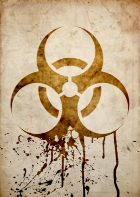 'Biohazard' Poster by Chandelier | Displate