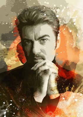 'George Michael' Poster by Micho Abstract | Displate