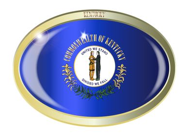 'Kentucky State Flag' Poster by HomeStead Digital | Displate