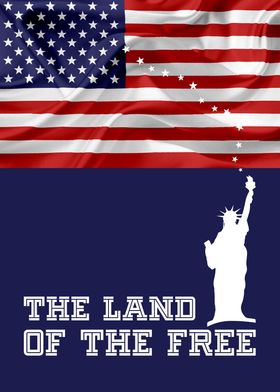 'The Land Of The Free' Poster by Art Ofphotos | Displate
