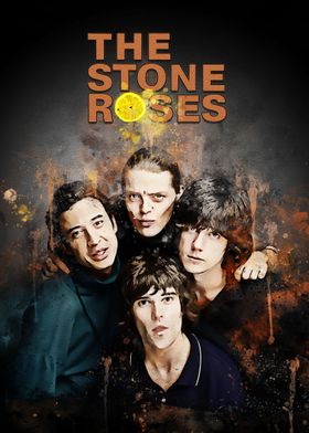 Prints Music Wall Art Stone Roses Print Music Poster The Stone Roses ...