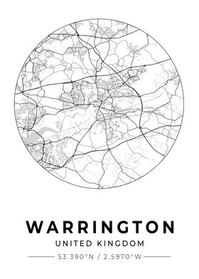 'Warrington UK' Poster by Conceptual Photography | Displate