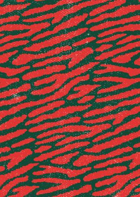 'Distressed Tiger Pattern' Poster by Visualz | Displate