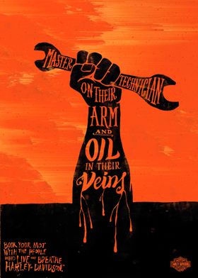 'Harley Davidson' Poster by Uber Colektiv | Displate