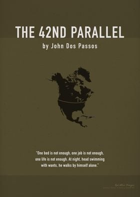 'The 42nd Parallel Art' Poster by Design Turnpike | Displate