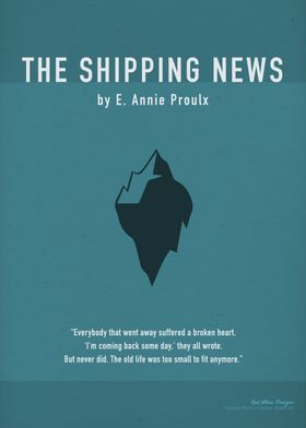 'The Shipping News Book Art' Poster by Design Turnpike | Displate