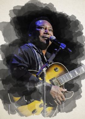 'George Benson' Poster by Nanda Fernanda Lestari | Displate