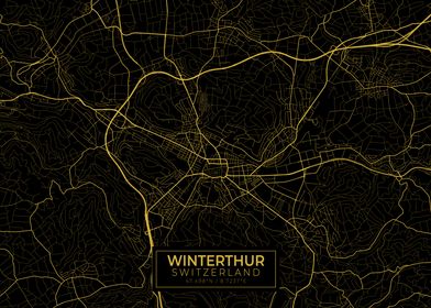 'Winterthur Switzerland' Poster by Conceptual Photography | Displate