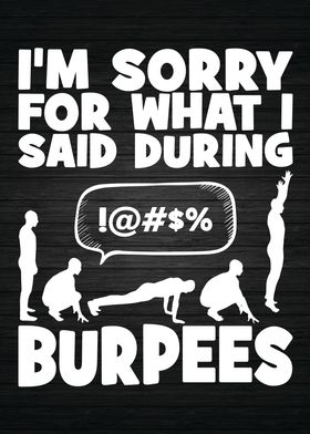 'Burpees' Poster by CHAN | Displate