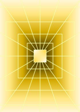 'Yellow Square Light' Poster by Josh B | Displate