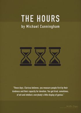 'The Hours Book Art ' Poster by Design Turnpike | Displate