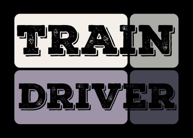'Train Driver Engineer' Poster by DesignatedDesigner | Displate