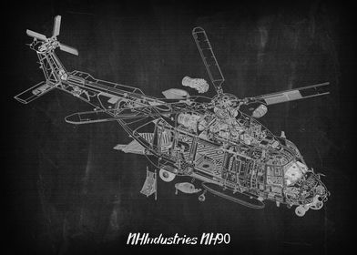 'NHIndustries NH90' Poster by MICHAEL BRUNS PLATES | Displate
