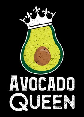 'Avocado Queen' Poster by DesignsByJnk5 | Displate