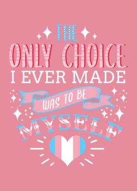 'Transgender Quote' Poster by queerappear | Displate