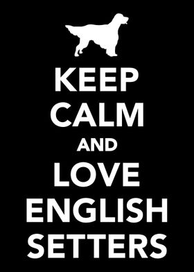 'English Setter' Poster by Designzz | Displate