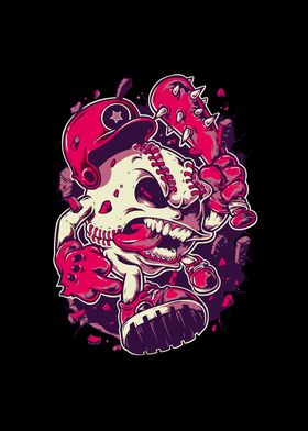 'Baseball Badass' Poster by MisterGoose | Displate