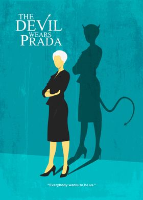 Devil Wears Prada Movie Poster Devil Wears Prada Movie Poster
