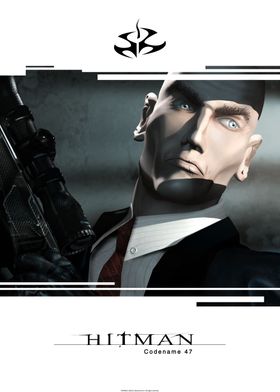 'Hitman Codename 47' Poster by Hitman | Displate