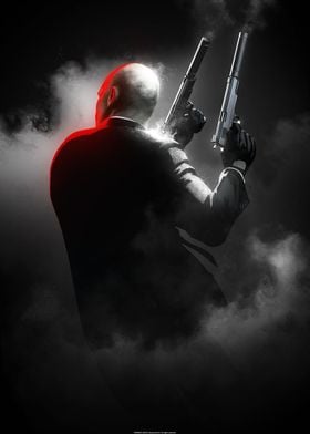 'Silver Ballers and Barcode' Poster by Hitman | Displate