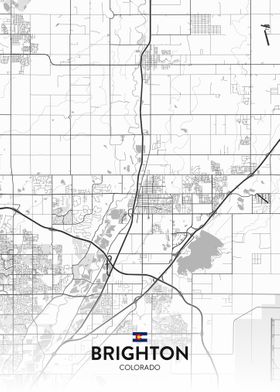 'Brighton CO' Poster by IMR Designs | Displate