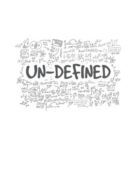 'Undefined Math Divided By' Poster by TheLoneAlchemist | Displate