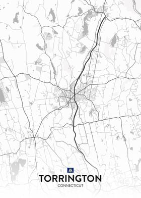'Torrington CT' Poster by IMR Designs | Displate