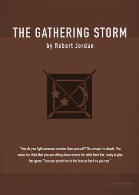 'The Gathering Storm Book' Poster by Design Turnpike | Displate