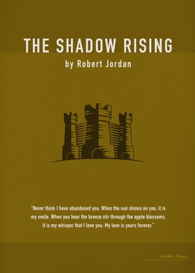 'The Shadow Rising Book Art' Poster by Design Turnpike | Displate