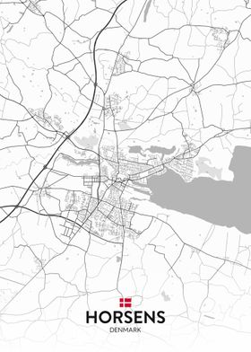 'Horsens DK' Poster by IMR Designs | Displate