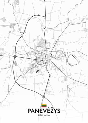 'Panevezys LT' Poster by IMR Designs | Displate