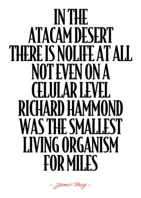 'James May Quote' Poster by DesignerMind | Displate