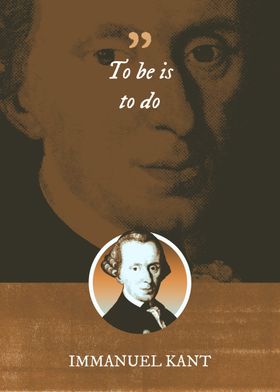 'To be is to do' Poster by Syahrasi | Displate