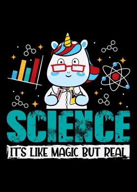 'Science Scientist unicorn' Poster by Sebastian Wünsche | Displate