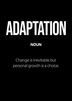 'Adaptation Definition' Poster by Conceptual Photography | Displate