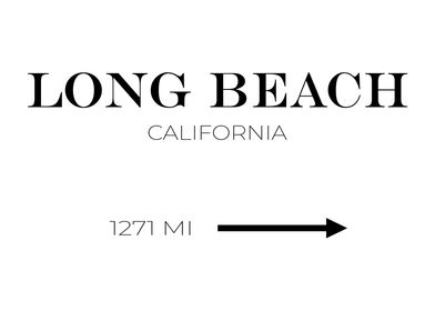 'Long Beach California' Poster by Conceptual Photography | Displate