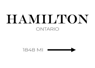 'Hamilton Ontario' Poster by Conceptual Photography | Displate