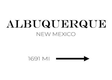 'Albuquerque New Mexico' Poster by Conceptual Photography | Displate
